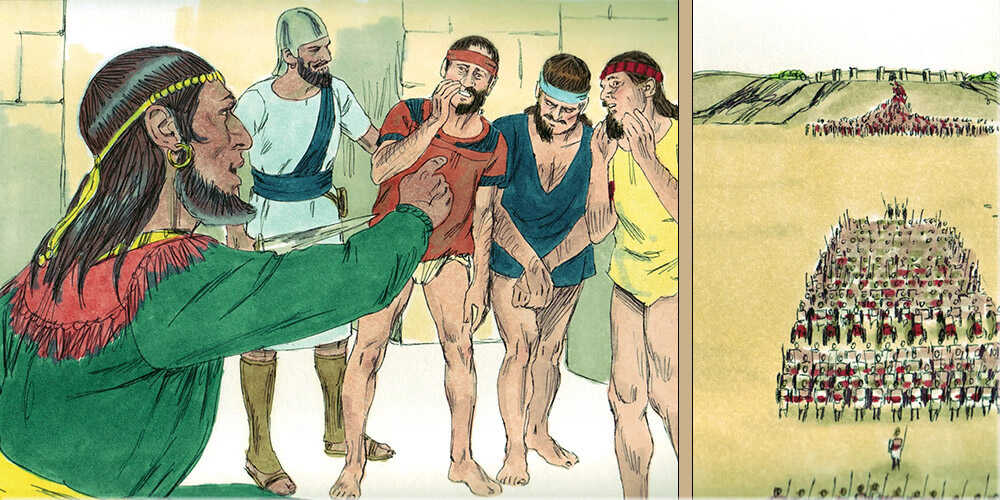 Melawan Amon dan Aram